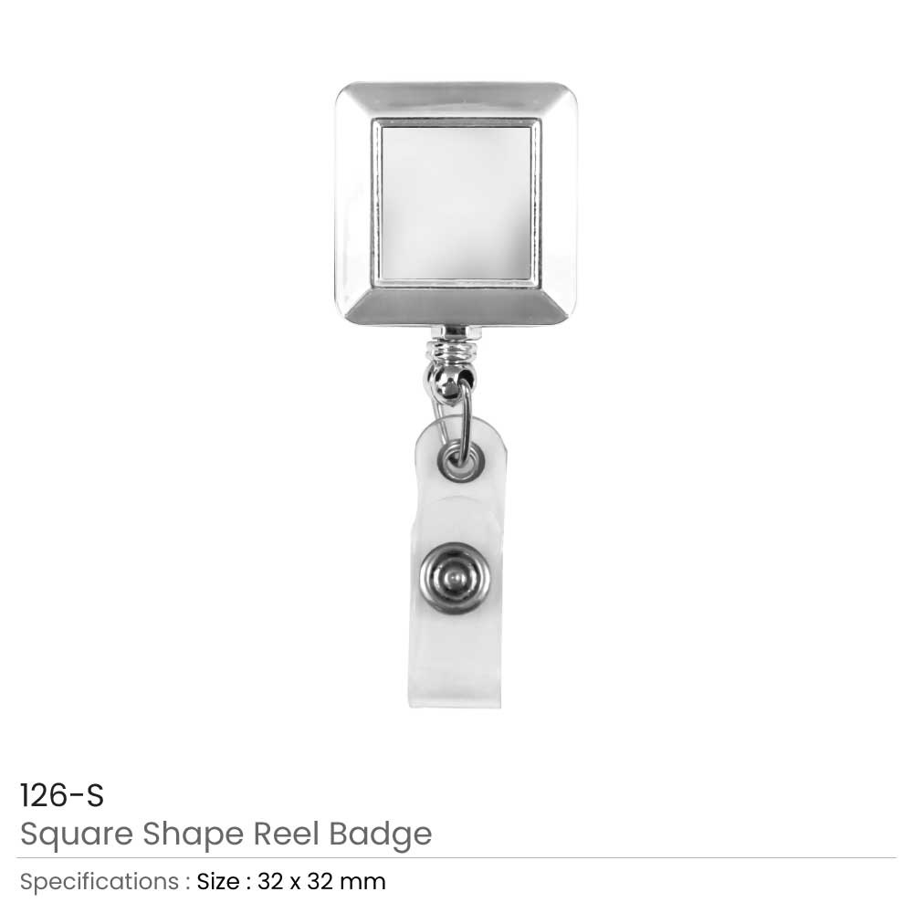 Square Badge Reels | Promotional Gifts Suppliers